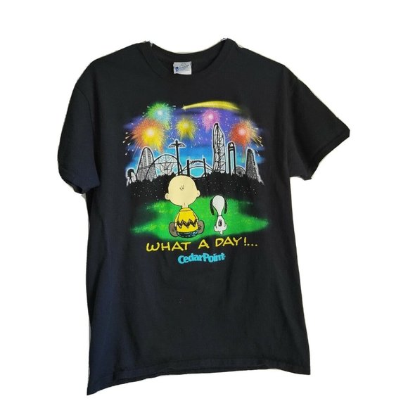 Peanuts | Shirts | Cedar Point Mens Peanuts Charlie Brown Snoopy ...